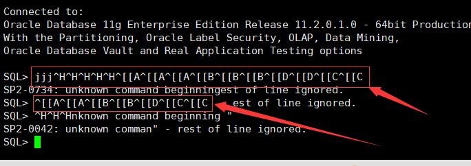 Oracle sqlplus 中上下左右 退格键无法使用解决方法_sqlplus 写sql无法退格-CSDN博客