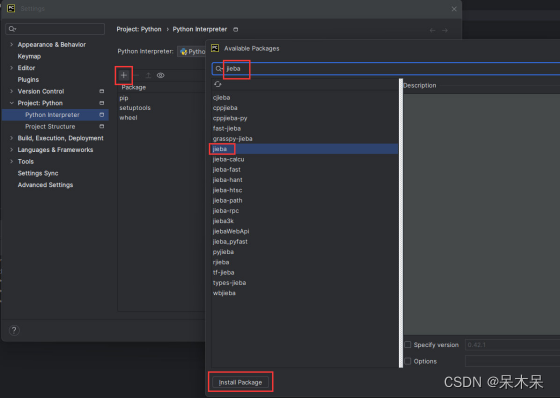 python安装了第三方库后,No module named ‘xxxx’_no module named 'jieba-CSDN博客