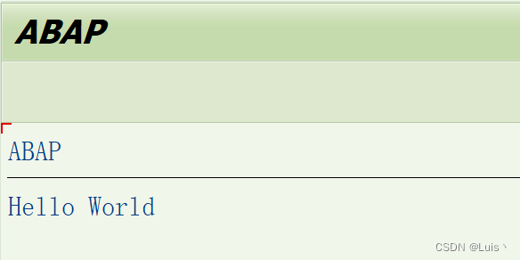 01、初识sap Abap编程语言sap开发语言 Abap Csdn博客