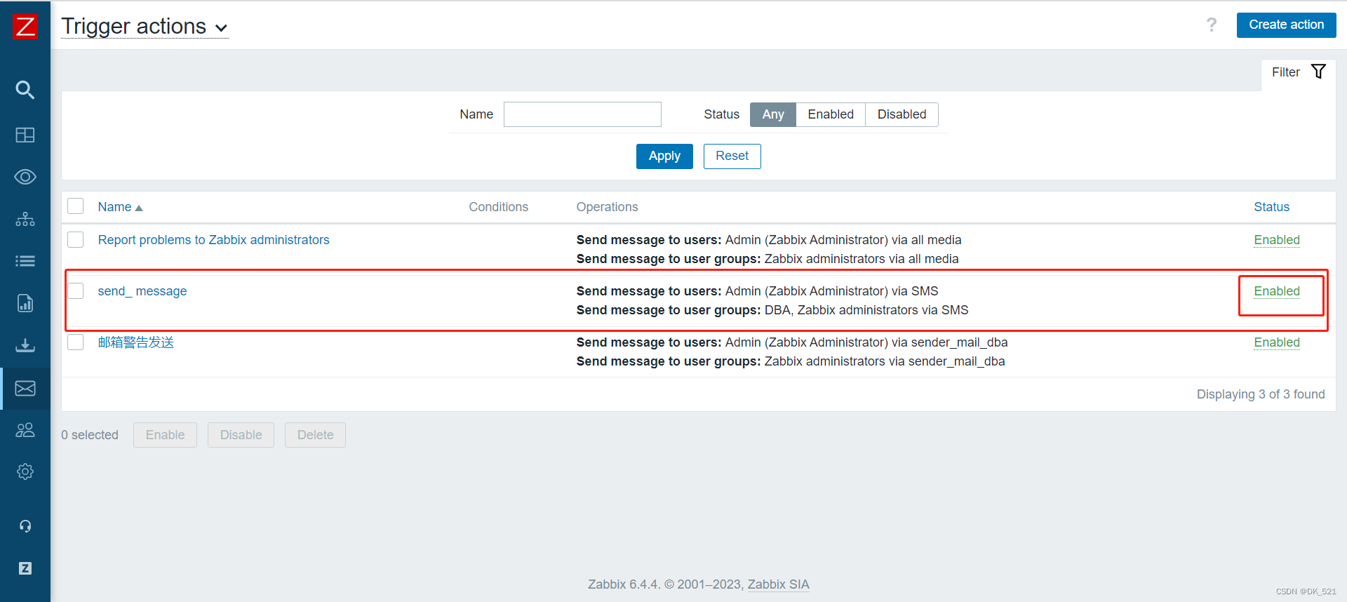 Zabbix-6.4.4 邮箱告警&SMS告警配置_zabbix6.4报警邮件-CSDN博客
