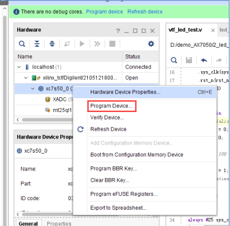 ARTIX-7 XC7A35T实验项目之流水灯-CSDN博客