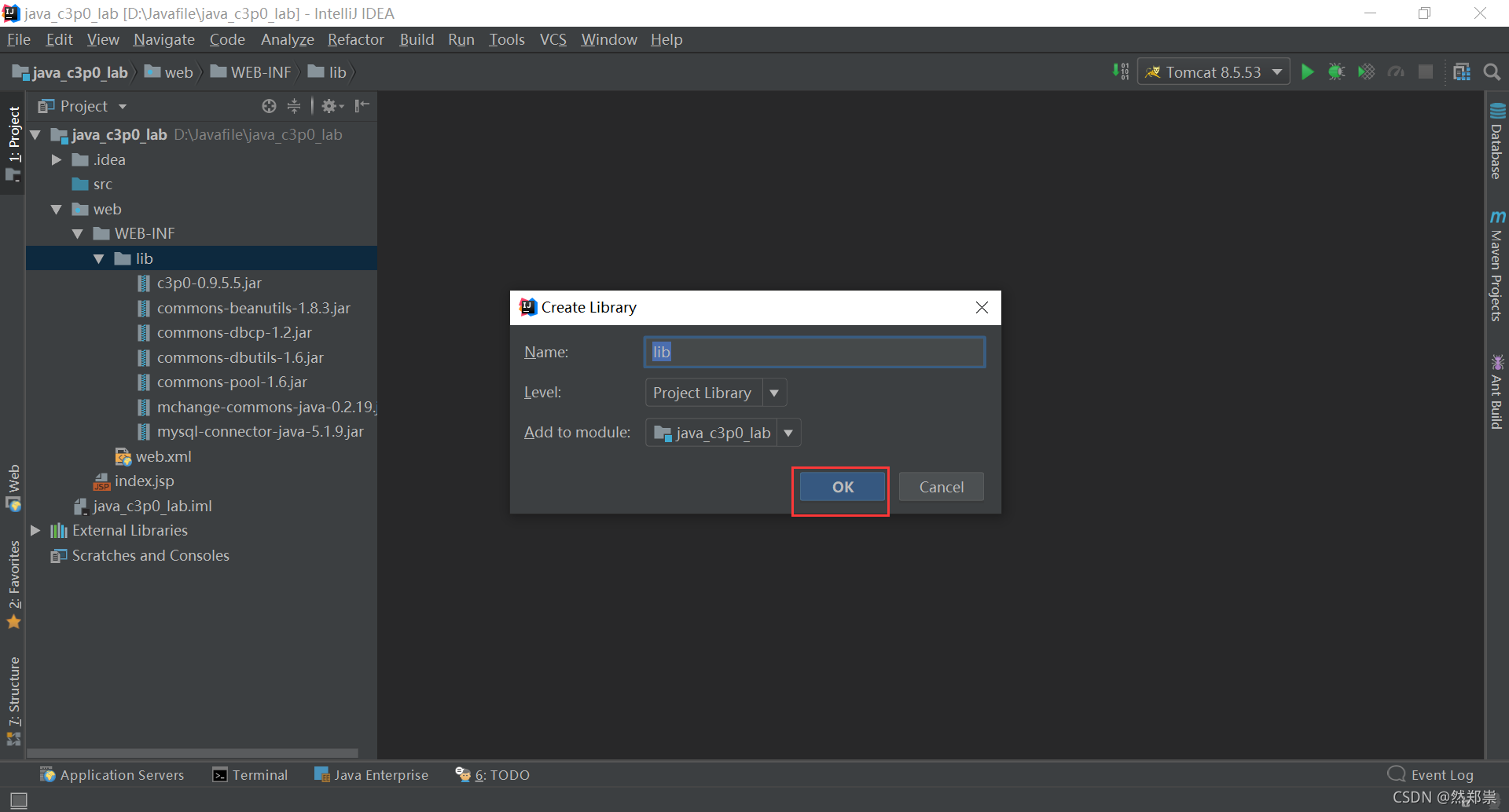 eclipse和idea的DBCP的使用和使用C3P0数据源查询数据_eclipse配置com.mchange.v2.c3p0和tomcat数据源-CSDN博客