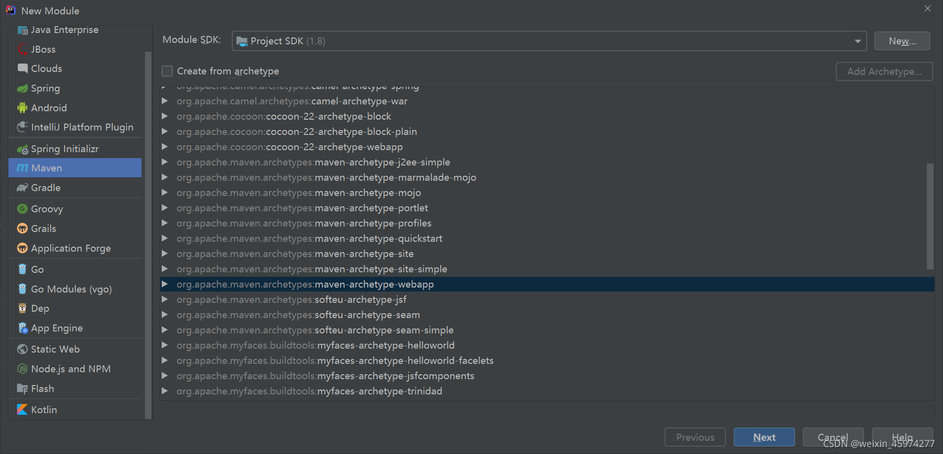 7.新建springMVC项目_new module webapp-CSDN博客