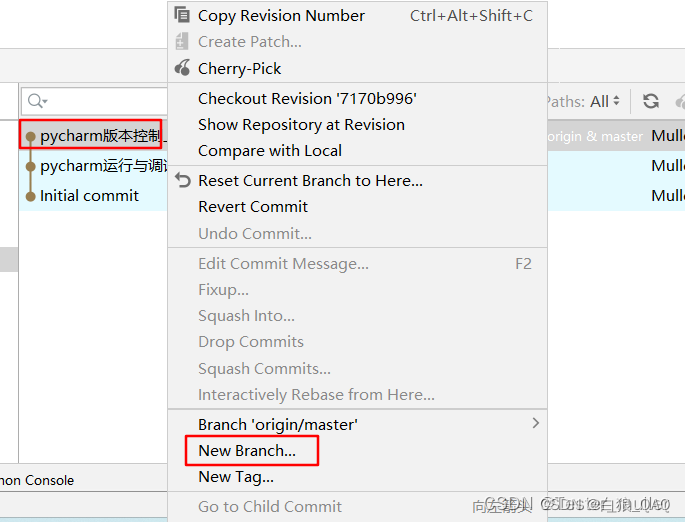 git使用教程14-Pycharm版本控制与分支管理_pycharm 版本控制-CSDN博客