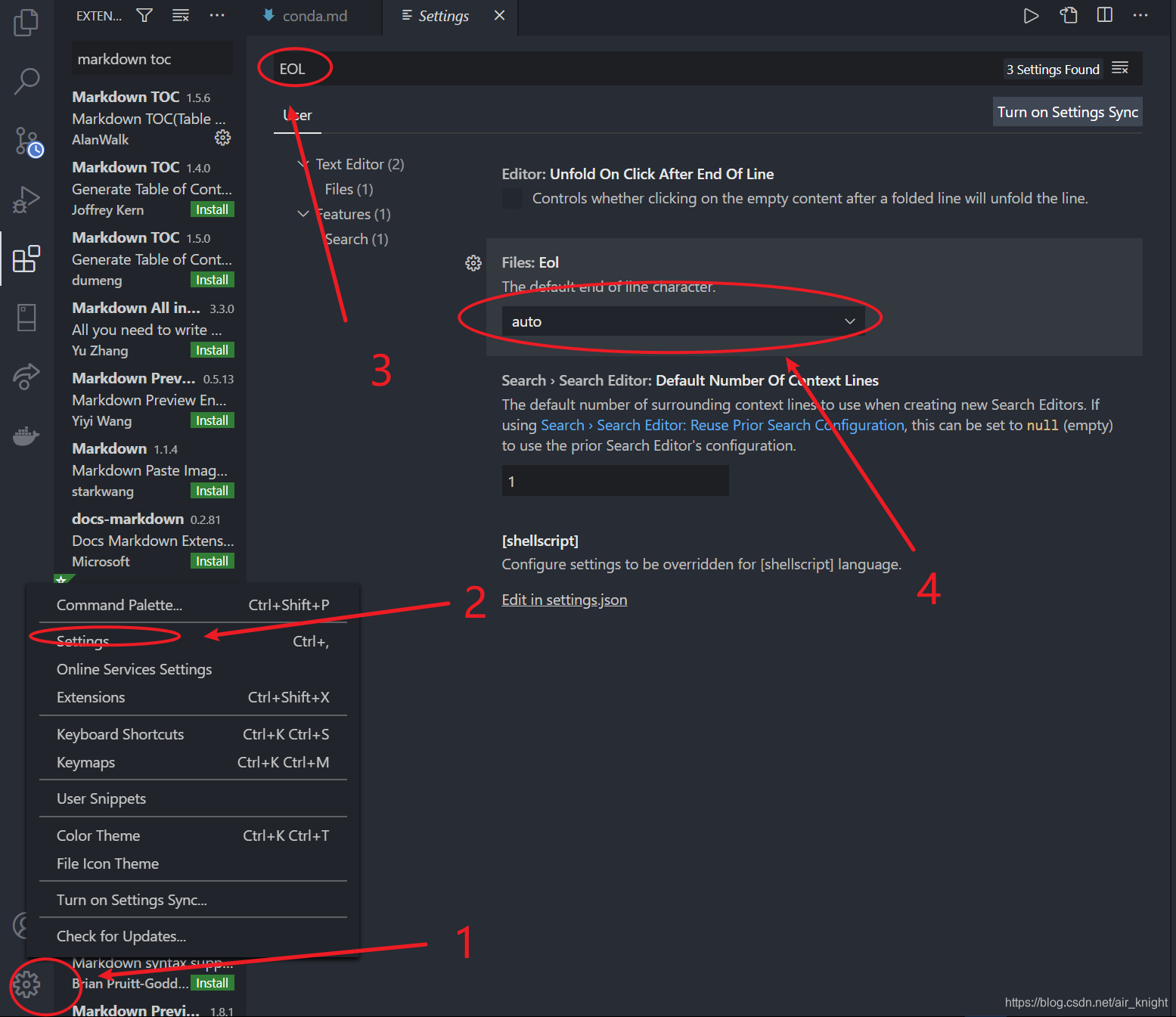 Windows下VSCODE使用MarkADown TOC插件，自动生成目录_markdown-toc-CSDN博客