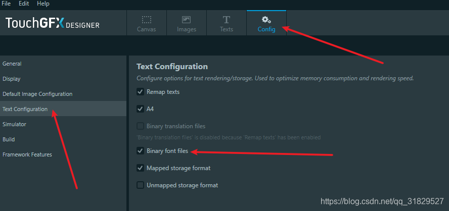 TouchGFX - 3 - Binary Fonts_touch-gfx 外部字库-CSDN博客