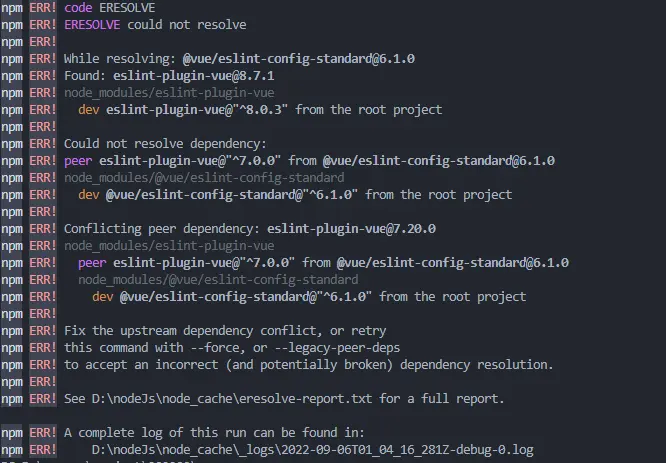 npm install失败_error: npm install fail-CSDN博客