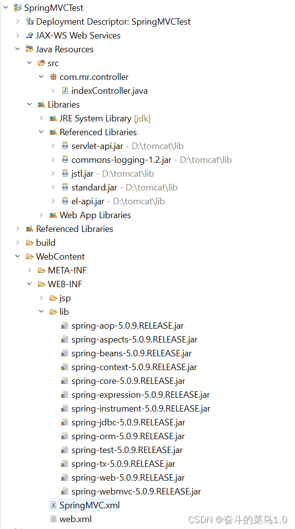 SpringMVC配置教程：从目录结构到核心组件设置,-CSDN博客