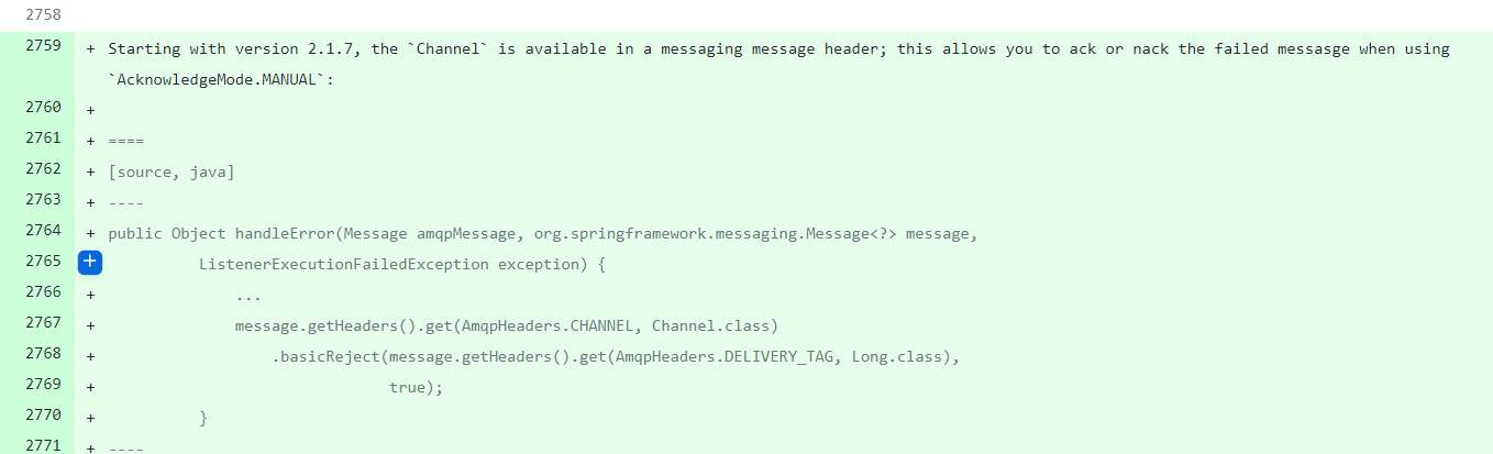 RabbitMQ，手动ACK情况下，消费消息的时候出现异常，如何手动ACK或NACK_error handler converted exception to fatal-CSDN博客