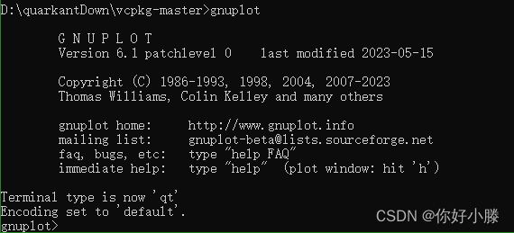 Vs2022中安装vcpkg来使用第三方库gnuplot Matplot，实现简单绘图功能，数据分析vs2022 Vcpkg Csdn博客
