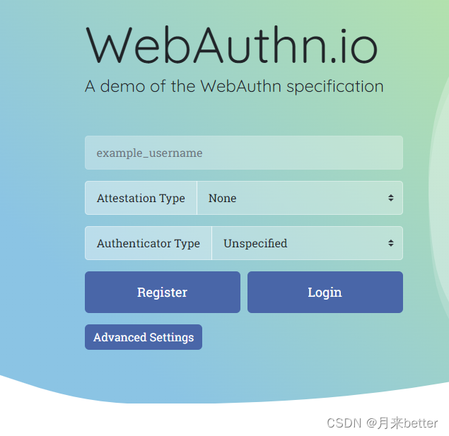 WebAuthn 演示_webauthn.io-CSDN博客