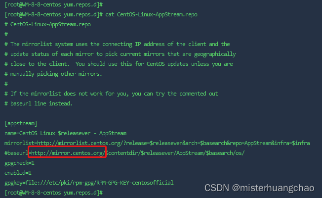 CentOS8:错误：为仓库 ‘appstream‘ 下载元数据失败 : Cannot prepare internal mirrorlist: No URLs in mirrorlist_为 ...