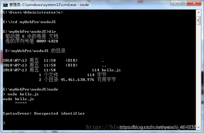 node.js中出现Uncaught SyntaxError: Unexpected identifier_nodejs uncaught ...