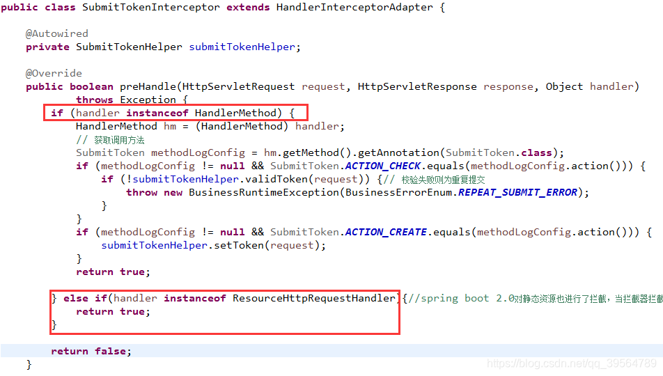 Spring boot 2.0 版本报错 ResourceHttpRequestHandler cannot be cast to HandlerMethod_java.lang ...