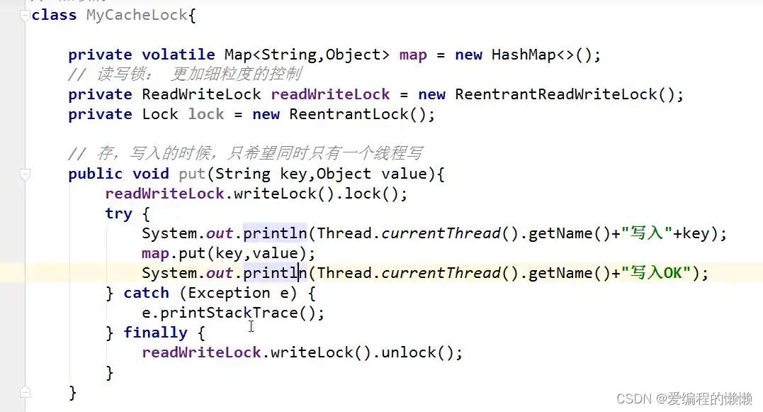多线程编程readWriteLock_readwritelock的readlock被哪个线程获得?-CSDN博客