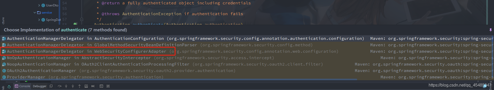 使用Security框架,登录时authenticate()方法报 stackover_authenticationmanager.authenticate报错-CSDN博客