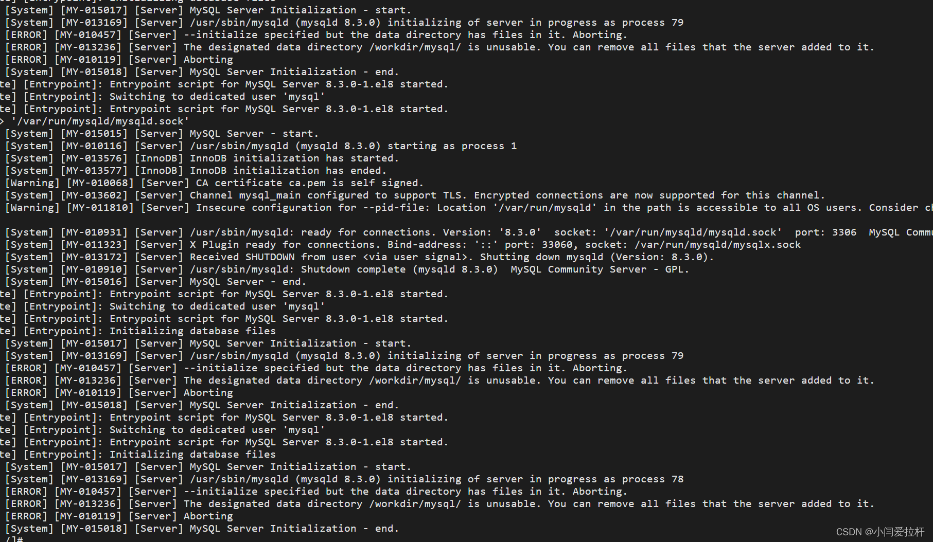 解决docker中给mysql容器做镜像时，数据丢失问题docker Mysql 数据库丢失 Csdn博客