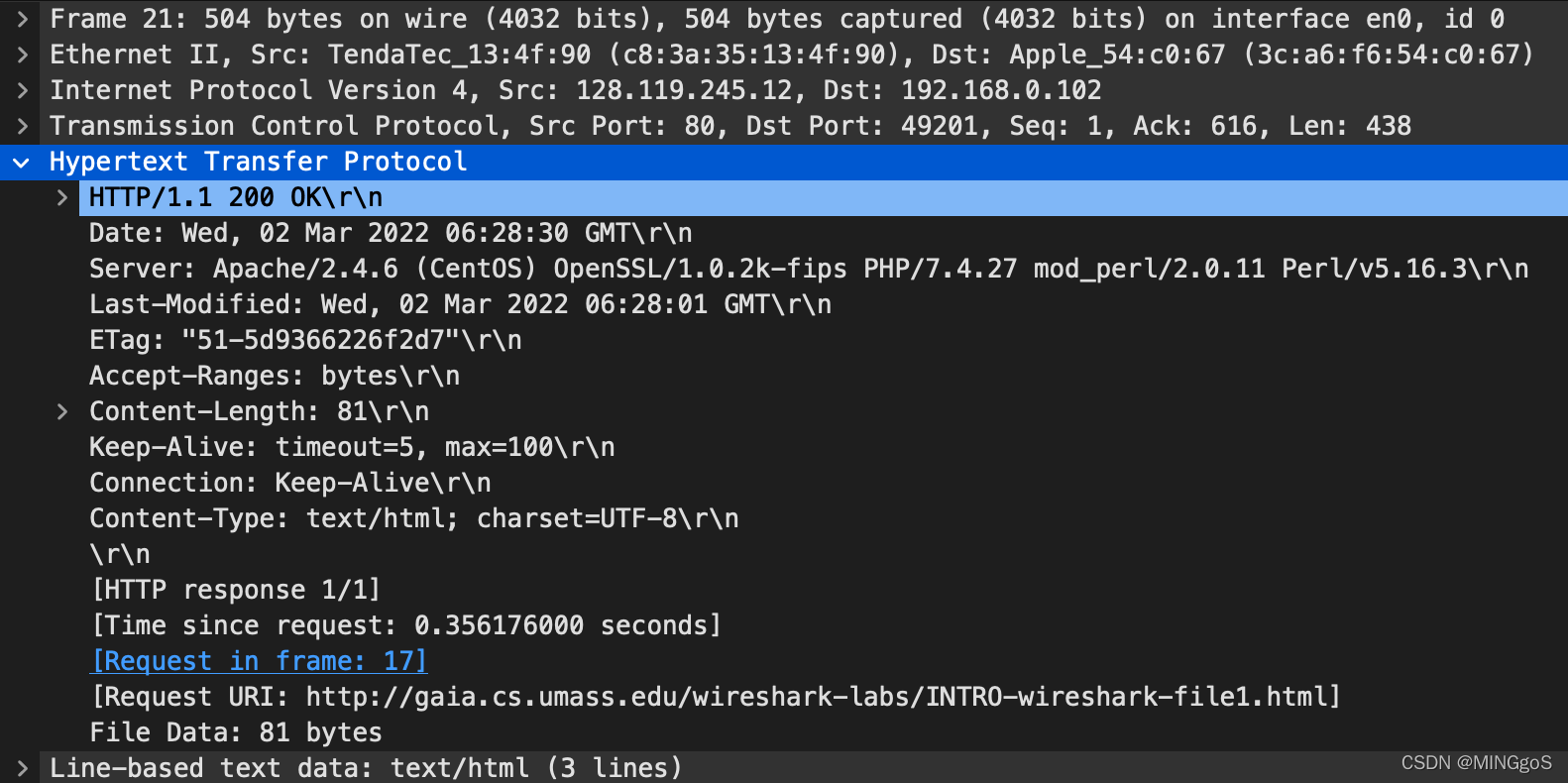 Wireshark-Lab1：Getting Started_getting started with wireshark-CSDN博客