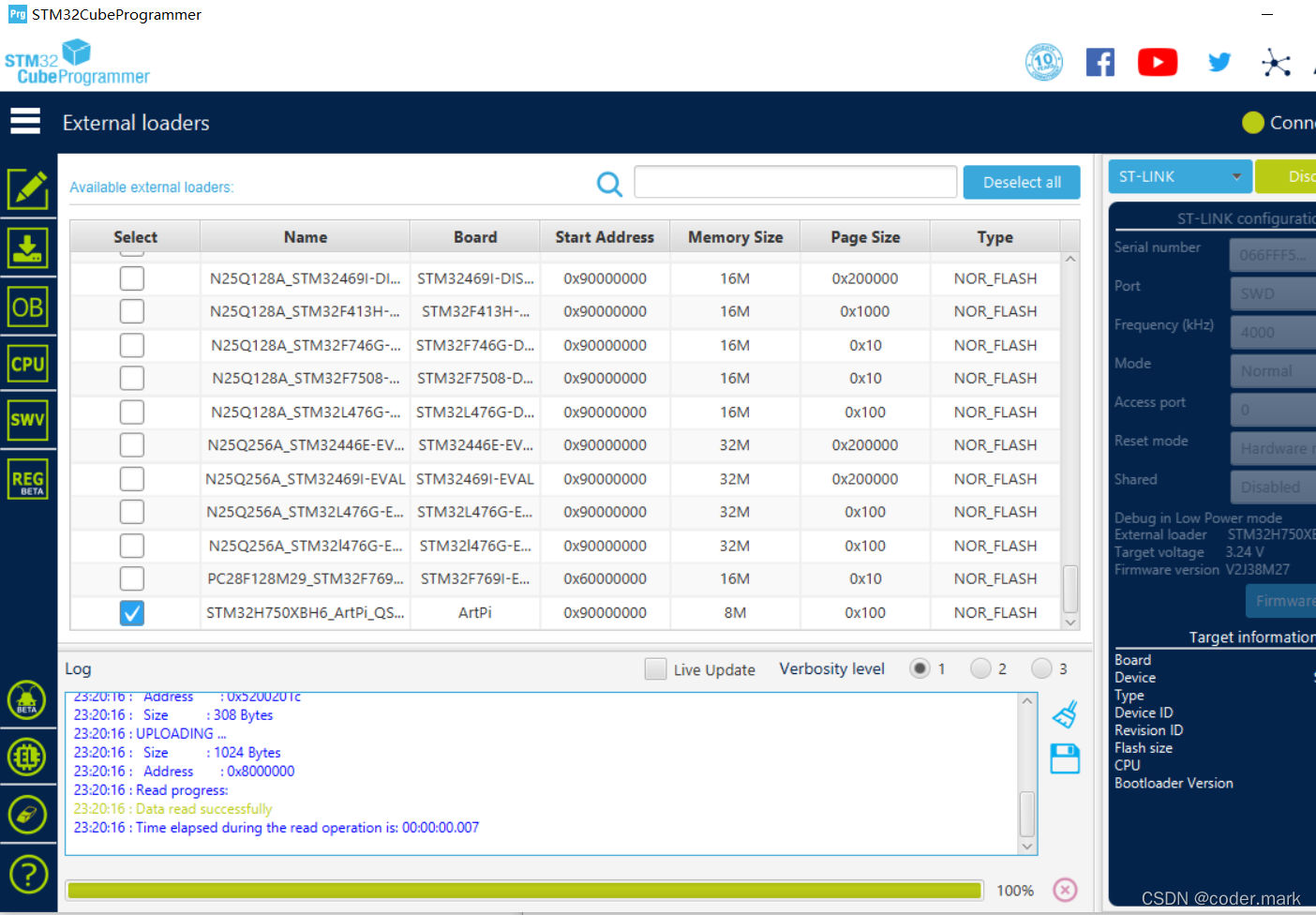 手把手系列--编写STM32CubeProgrammer的外部Flash下载算法_stm32cubeprogrammer 支持的flash ...
