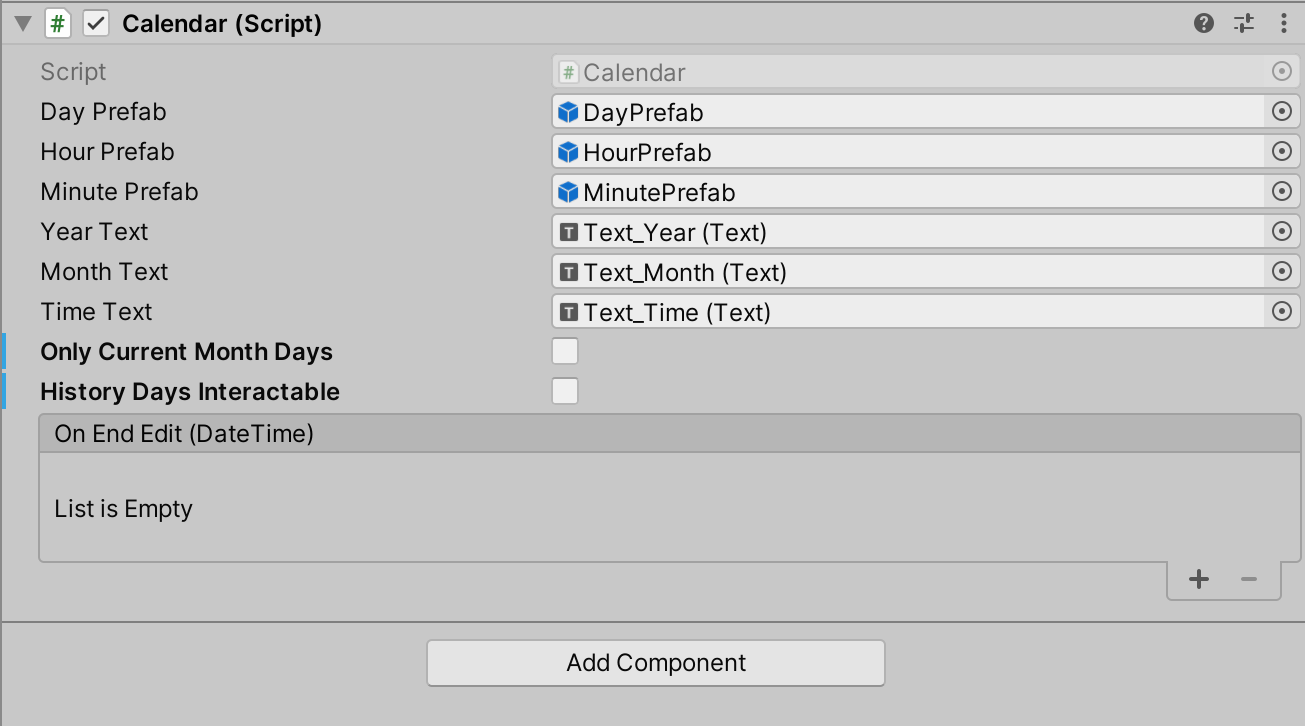 Unity Calendar 日历功能_unity 日历-CSDN博客