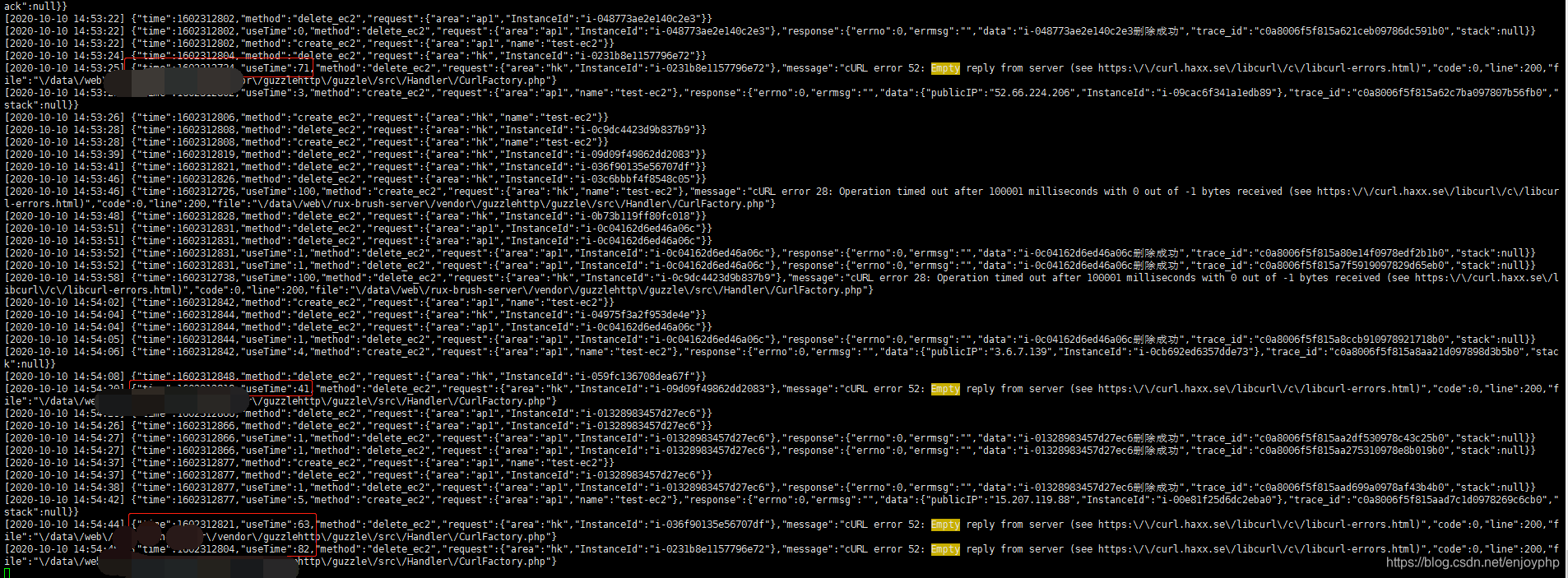 记录一次遇到并解决的cURL error ：Empty reply from server错误_nginx 重启后empty reply from server-CSDN博客