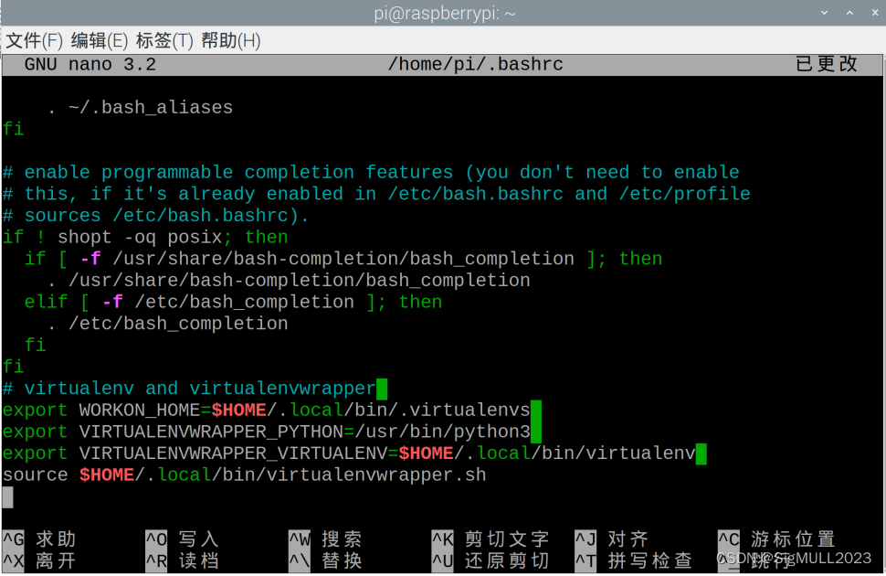 三、树莓派virtualenv+virtualenvwrapper虚拟环境配置_树莓派调用虚拟环境-CSDN博客
