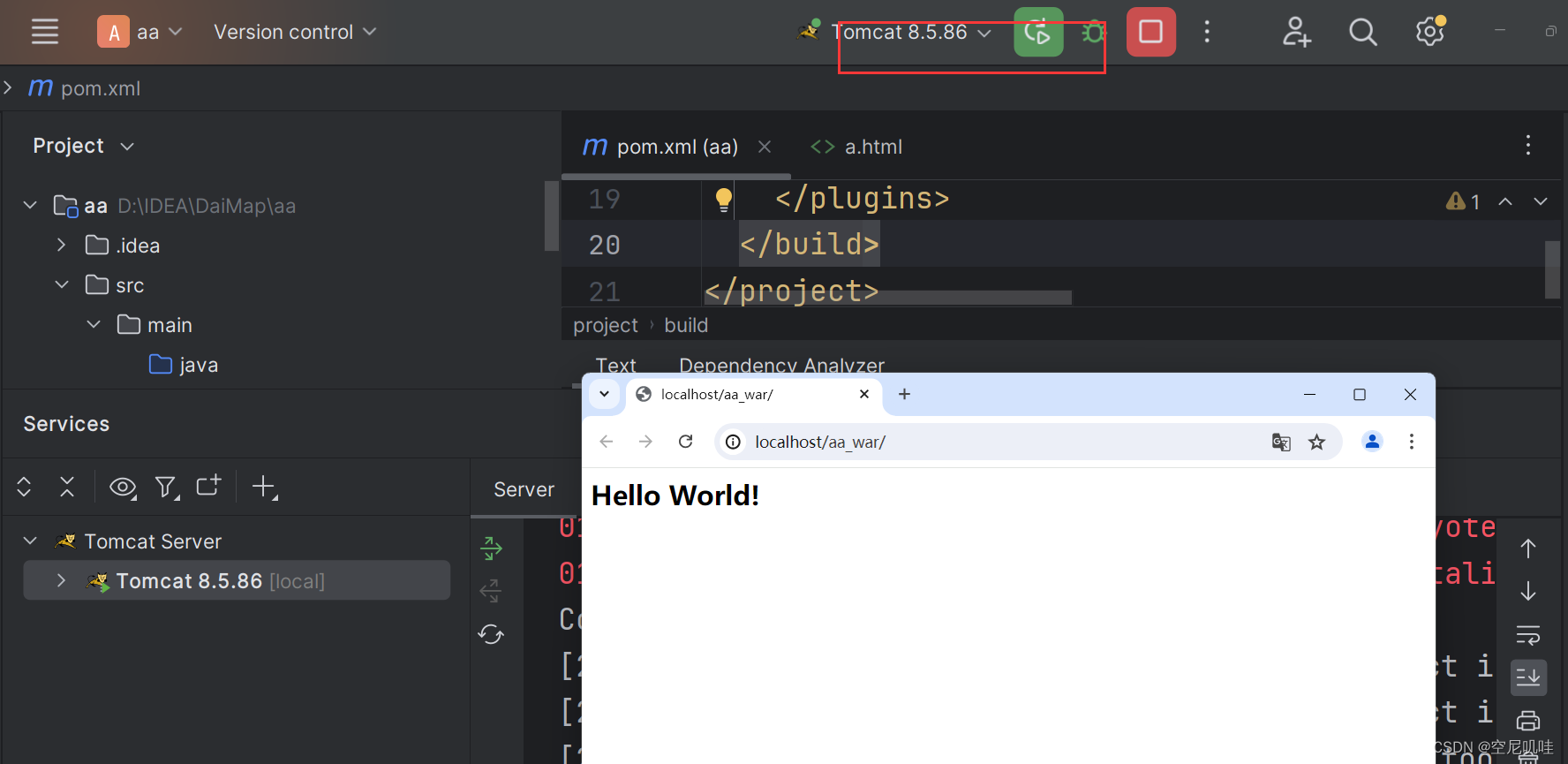 IDEA集成Tomcat,三种方式[集成本地Tomcat/Tomcat Maven插件/Smart Tomcat(一般用于社区版)]_idea社区版集成tomcat-CSDN博客