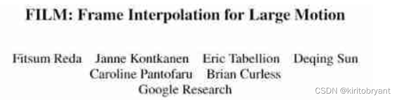 Two photos can be transferred to video! Flim frame interpolation model proposed by Google ...