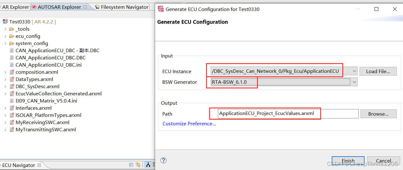 ETAS-ISOLAR ECU配置和代码生成 （一） --Workflow 03-CSDN博客