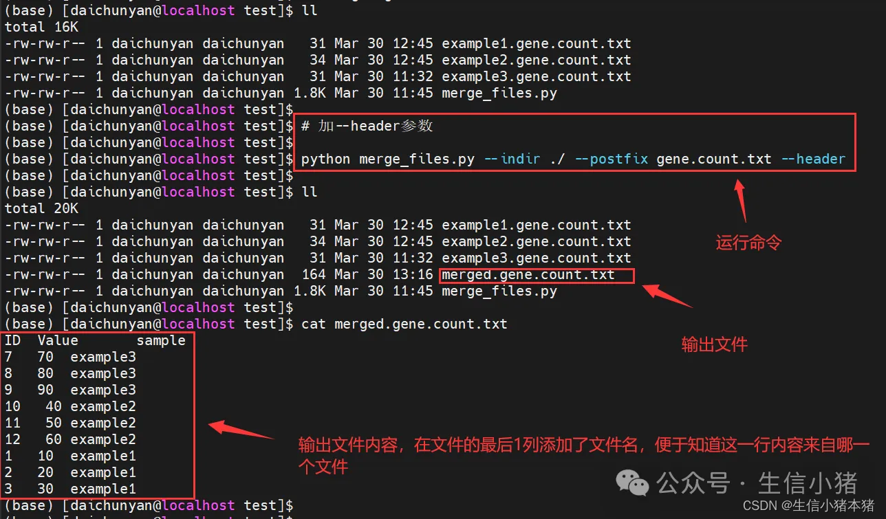 Python 将多个文件合并成一个文件，并在最后添加文件名列如何将文件名增加到文件中 Python Csdn博客