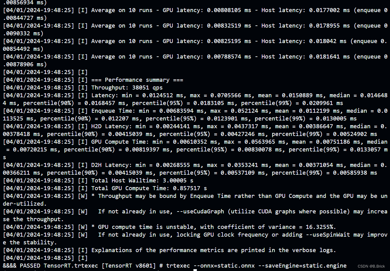 【trtexec】trtexec命令实战_trtexec --loadengine-CSDN博客