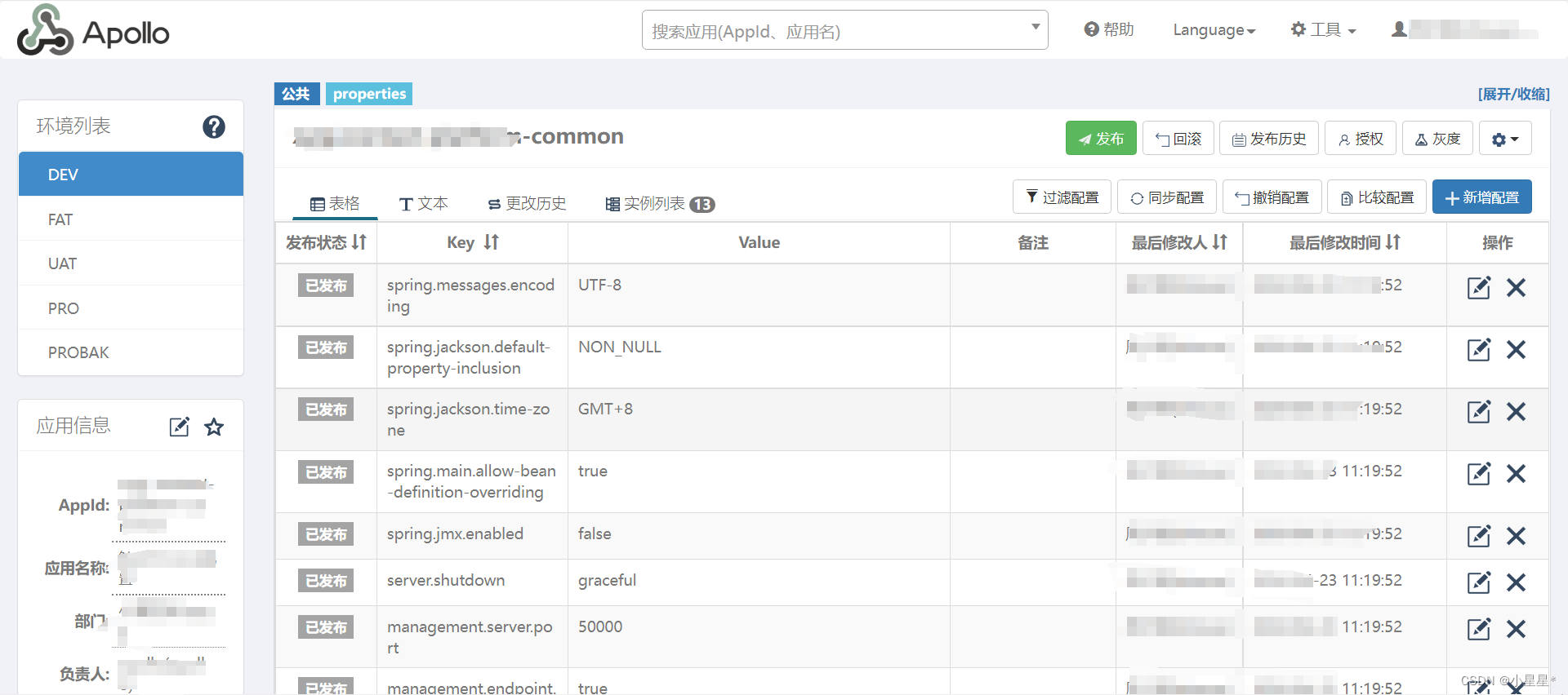【apollo配置中心】集成springboot自动监听属性变更和动态发布配置apollo监听值变化 Csdn博客