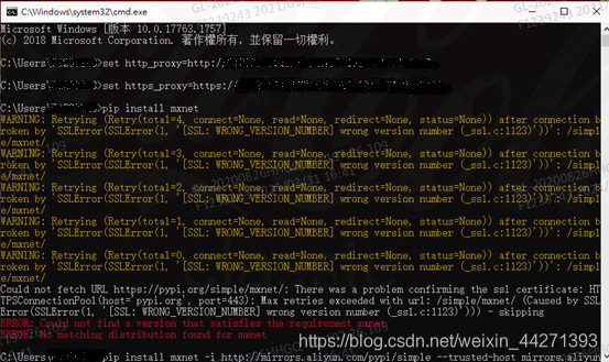 解决mxnet安装不上...的问题_- py-mxnet -> python[version='>=3.5, =3.6-CSDN博客
