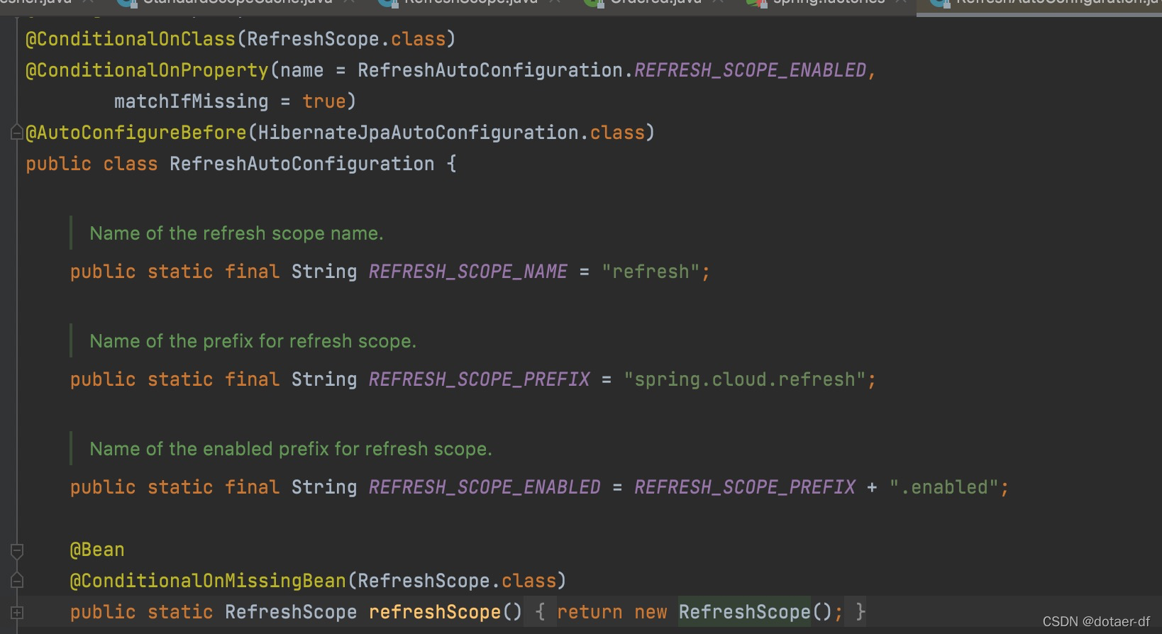 @RefreshScope刷新配置文件原理_refreshscope原理-CSDN博客