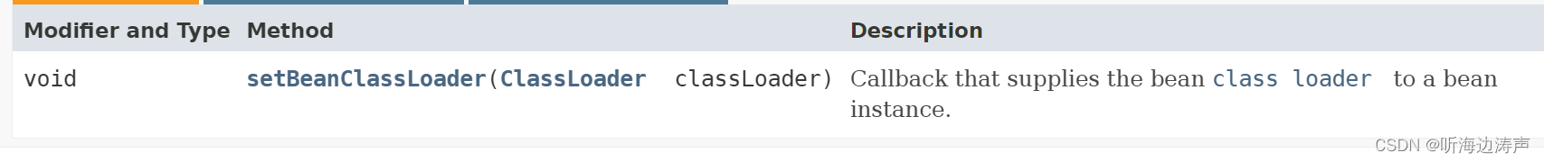 spring的BeanClassLoaderAware接口-CSDN博客