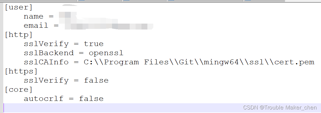 Git push出现error setting certificate verify locations: CAfile: location CApath: none_git设置 ...