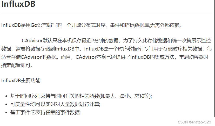 【Docker】(九) Docker容器监控之CAdvisor+InfluxDB+Granfana_grafana: user: "104-CSDN博客