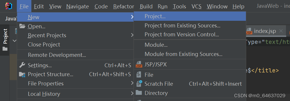 IDEA2023.1.4配置JavaWeb项目（JSP + Tomcat）_idea jsp页面地址-CSDN博客
