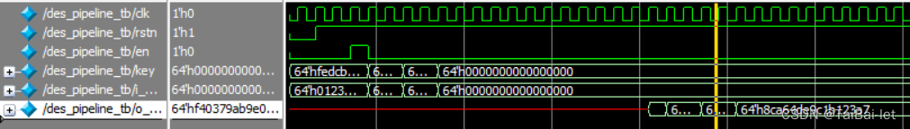 数据加密标准DES硬件实现（Modelsim）（附Verilog代码）_desverilog-CSDN博客
