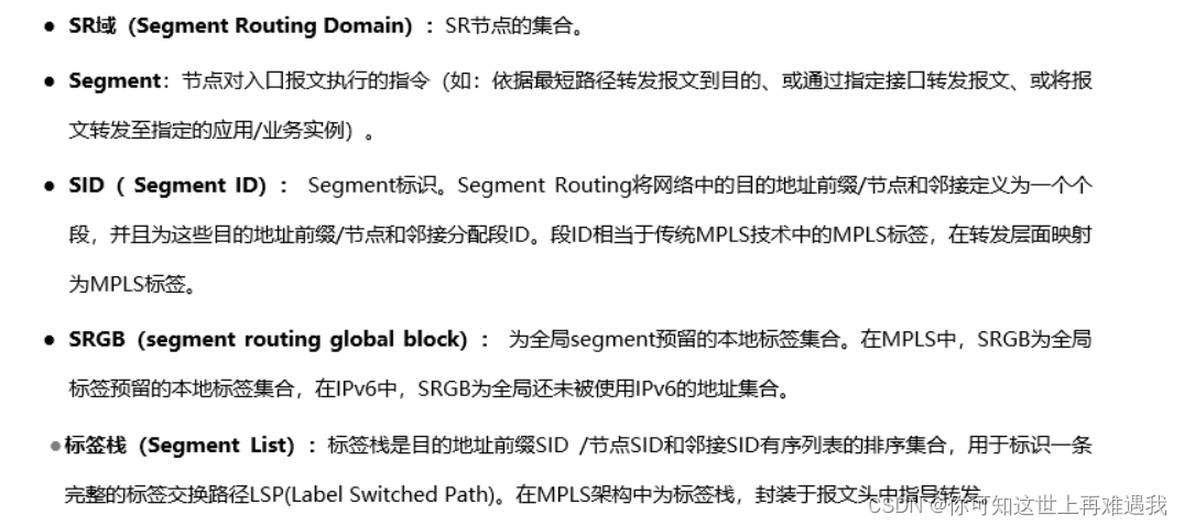 华为HCIA进阶笔记：SR 基本原理-CSDN博客