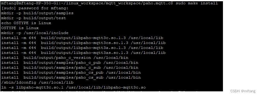 Linux环境下使用Eclipse Paho C 实现（MQTT Client）同步模式发布和订阅Message_eclipse paho c client-CSDN博客