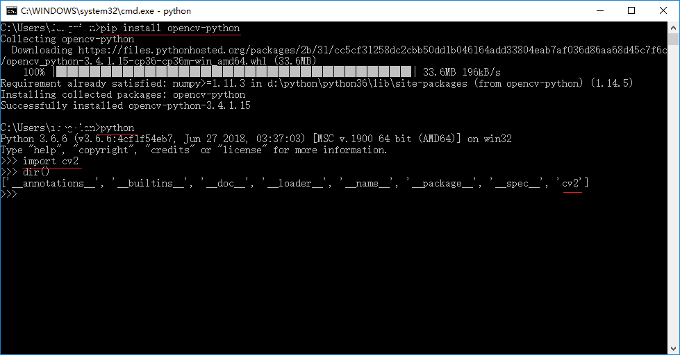 ubuntu windows下为python3安装opencv3-CSDN博客