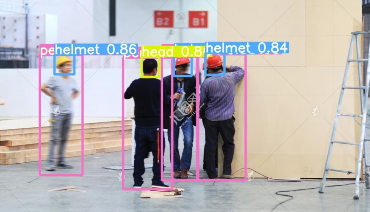 基于yolov5算法的安全帽头盔检测源码模型,pytorch开发,智能工地安全领域中头盔目标检测的应用yolo训练安全帽模型 Csdn博客