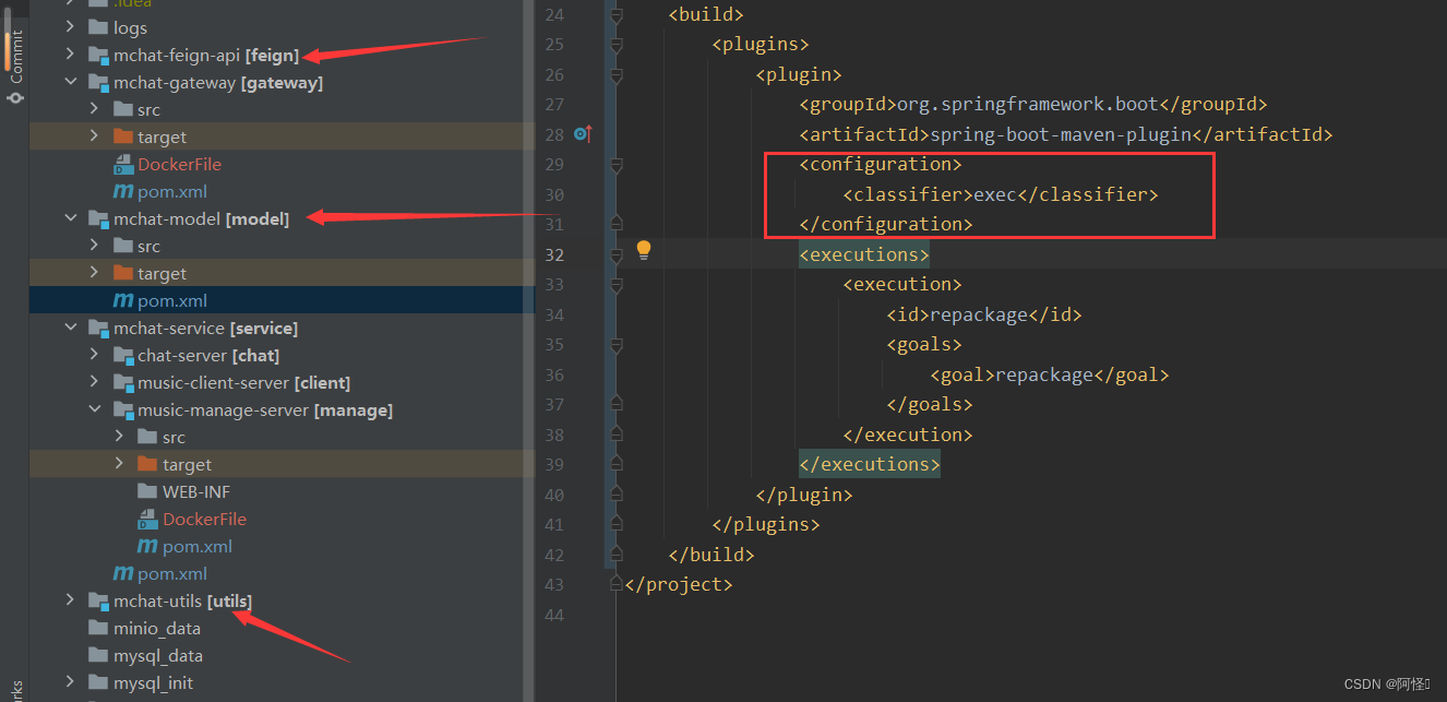 Springboot+SpringCloud+vue微服务项目，后端使用Docker-compose部署至虚拟机环境_win10 docker部署vue3+nacos+springcloud ...