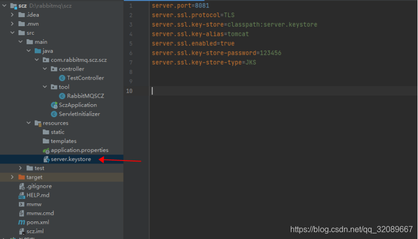 Springboot支持HTTPS教程(亲测有效)_server.ssl.key-store路径-CSDN博客
