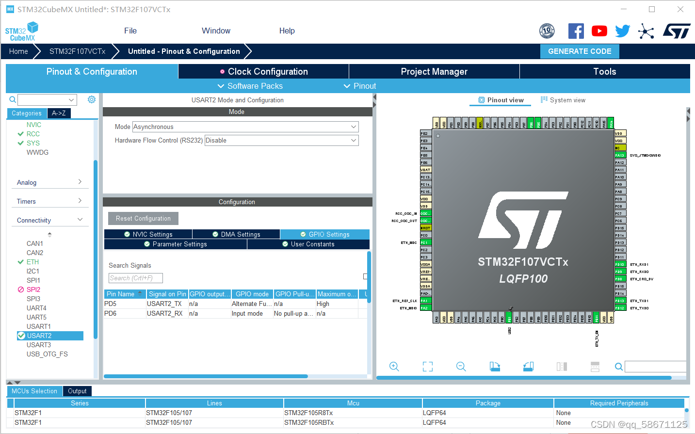 STM32CubeMX+ETH+DP83848+Lwip 成功ping通（基于stm32F107开发板）_基于stm32ip电话开发板-CSDN博客