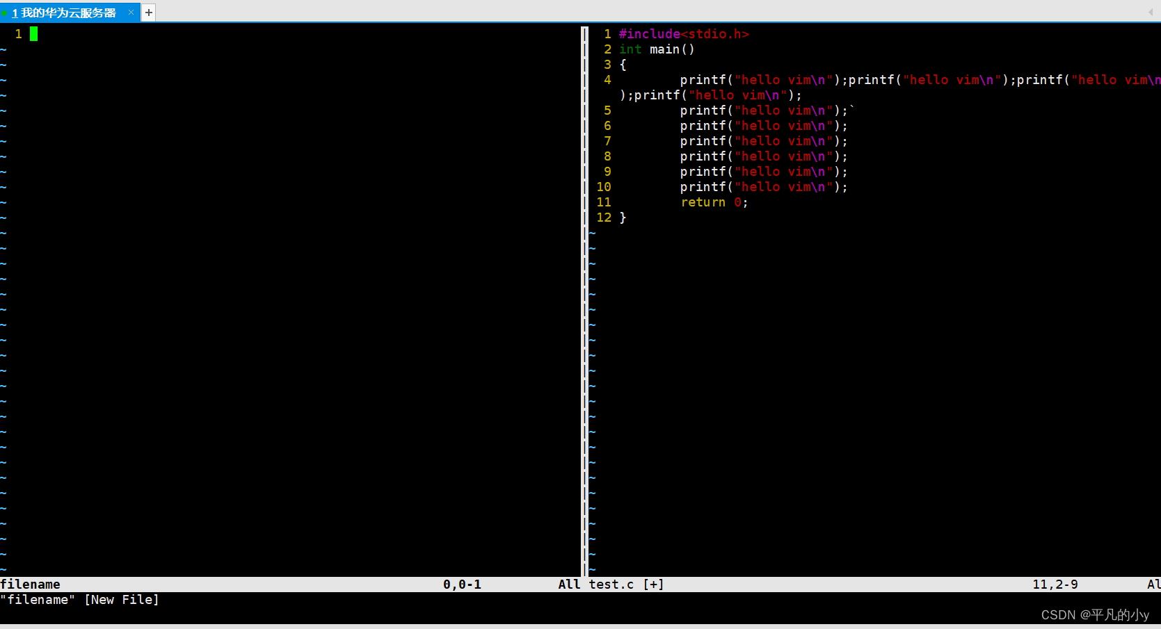 Linux Centos7环境下vim编译器详解_centos7 vi visual block-CSDN博客
