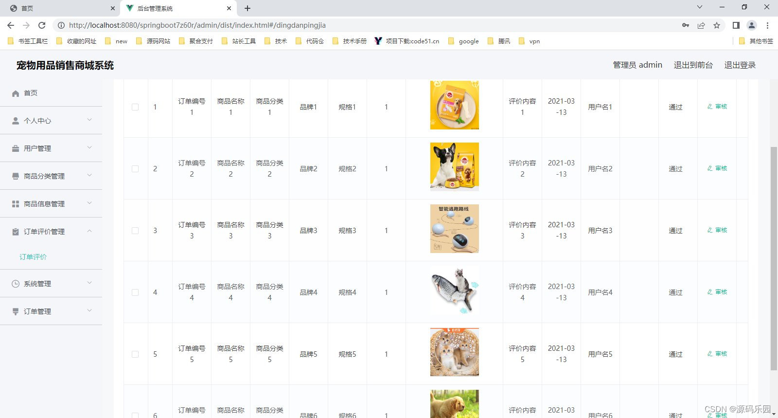 基于SSM+SpringBoot+MySQL+ElementUI+Vue前后端分离的宠物用品商城系统-CSDN博客