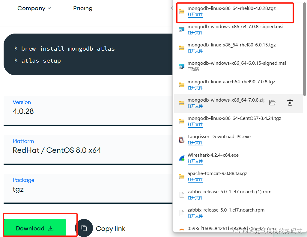 Linux安装MongoDB超详细-CSDN博客